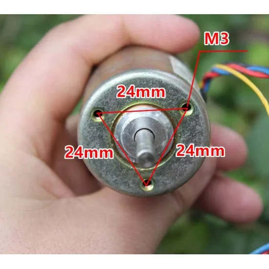 Động cơ 12-36V encoder 120ppr - dke.vn - Cần Thơ