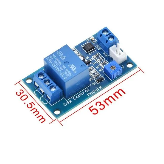Cảm biến ánh sáng quang trở kèm relay 12V XH-M131 - dke.vn - Cần Thơ