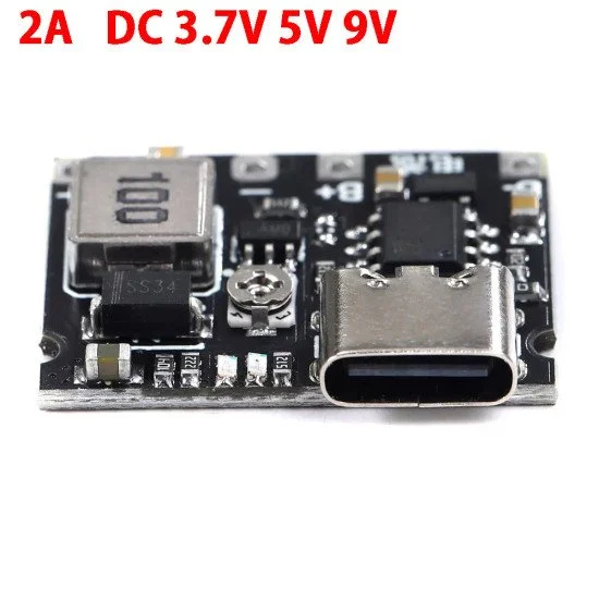 Mạch sạc và bảo vệ pin 1s cổng USB C tích hợp tăng áp pin 3.7V - dke.vn ...