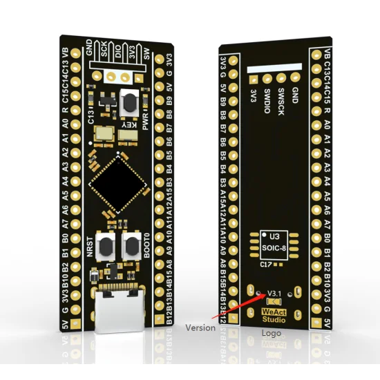 Kit phát triển STM32F411CEU6 Blackpill - dke.vn - Cần Thơ