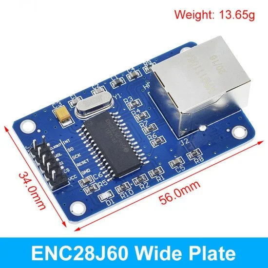 Module ethernet to SPI ENC28J60 - dke.vn - Cần Thơ