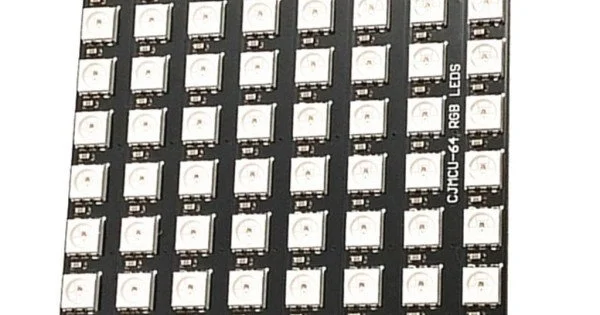 Module 8x8 LED RGB matrix WS2812 5050 - dke.vn - Cần Thơ